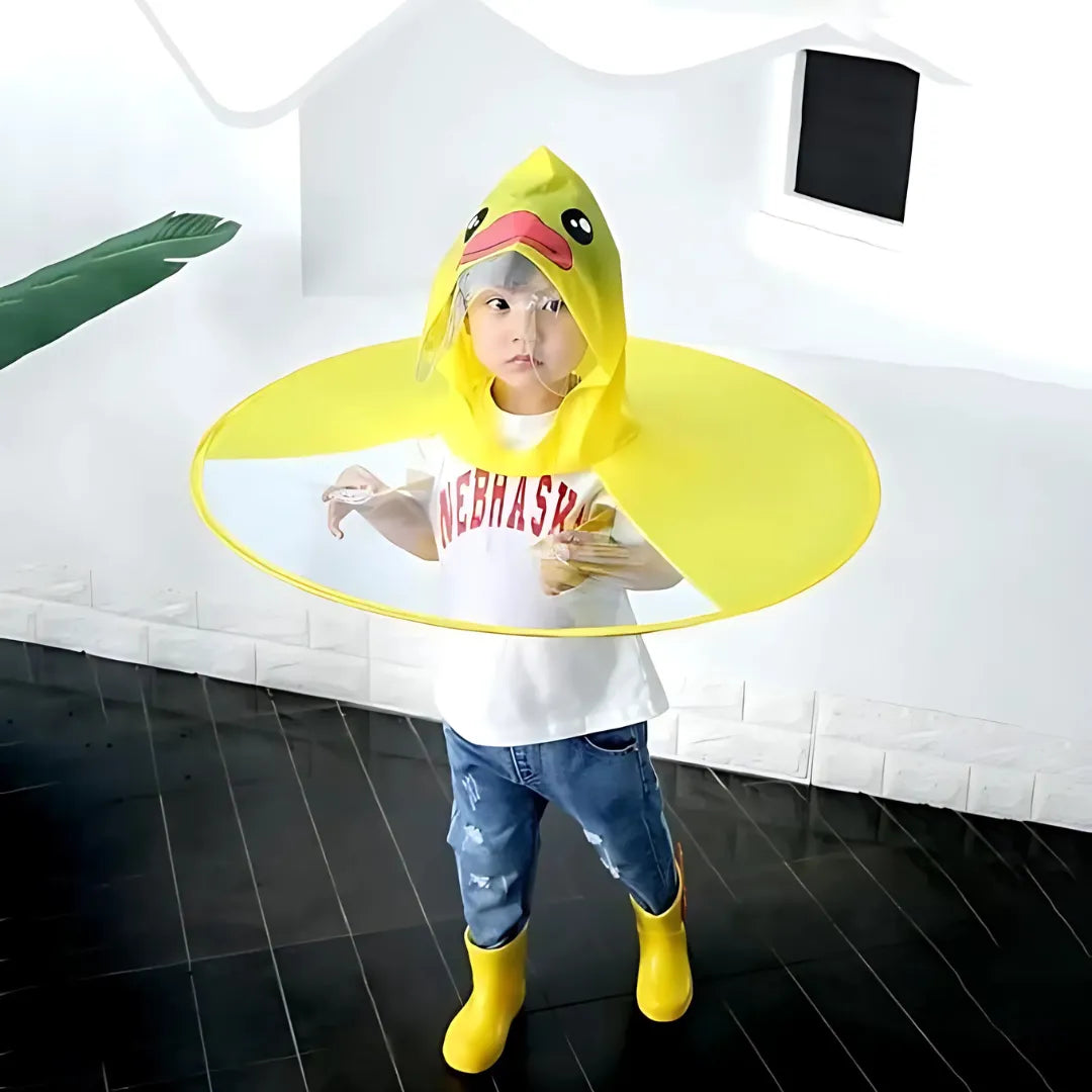 Duck Rain Cover for Kids – Waterproof, Windproof, Lightweight Toddler ...