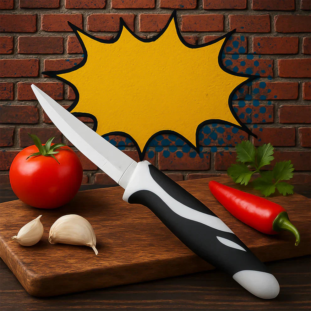 Ritu Zebra Kitchen Knife with Ultra-Sharp Stainless Steel Blade and ...